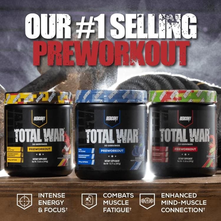 Redcon 1 Total War Pre Workout | Wave Nutrition