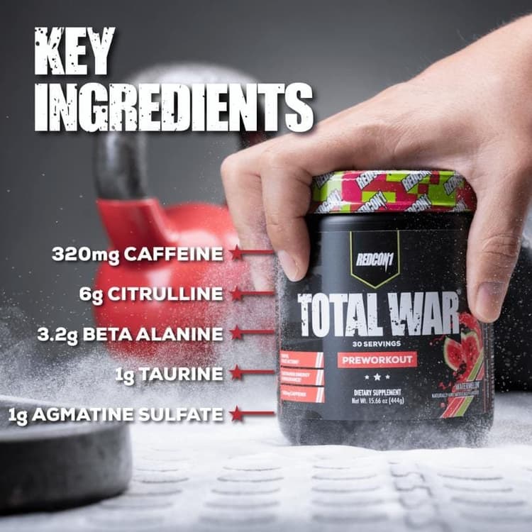 Redcon 1 Total War Pre Workout | Wave Nutrition